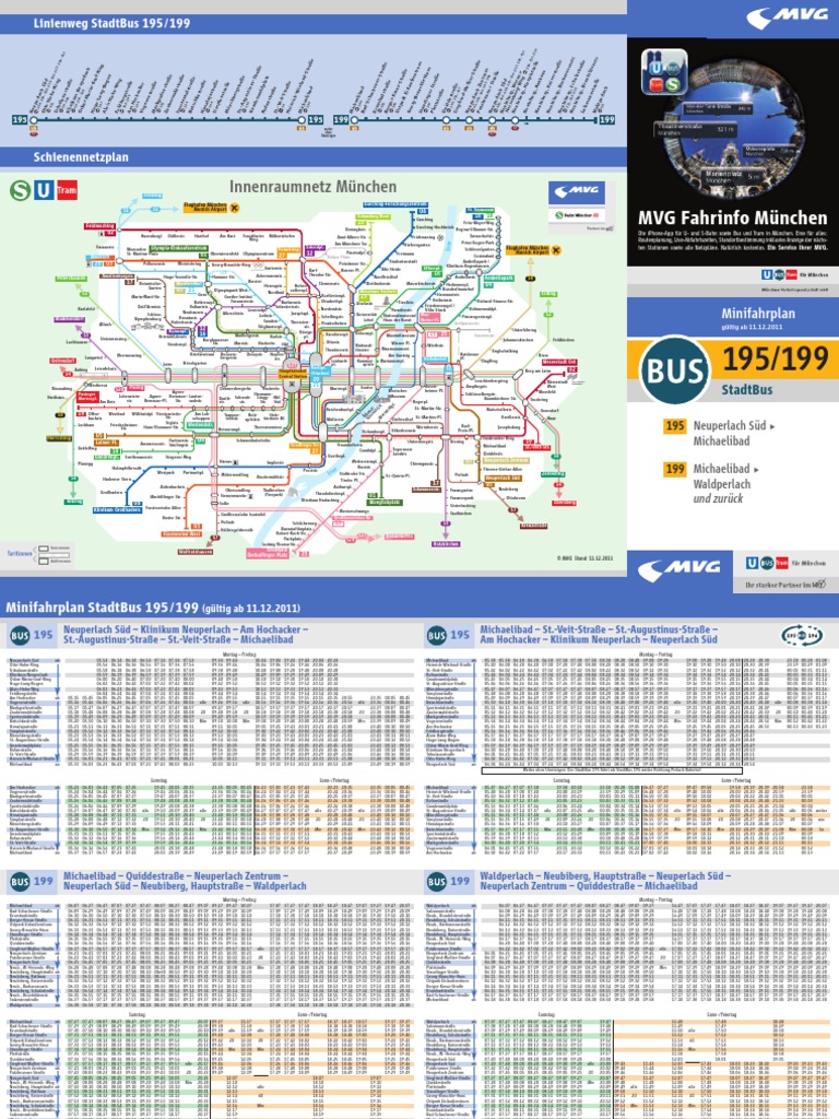 MVG Miniplan Bus 195-199 | PDF