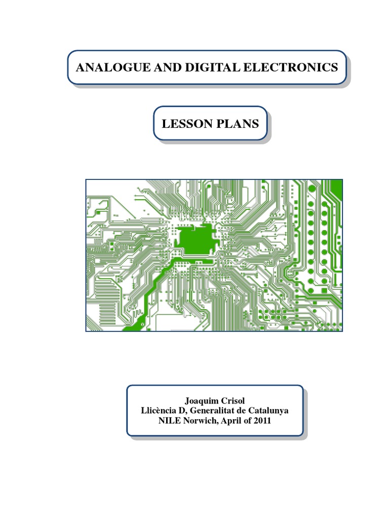 Lesson Plans for Electronics Education | PDF | Electronic Circuits ...