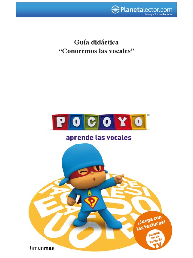 Guia Práctica "Conocemos las vocales" | Vocal | Aprendizaje