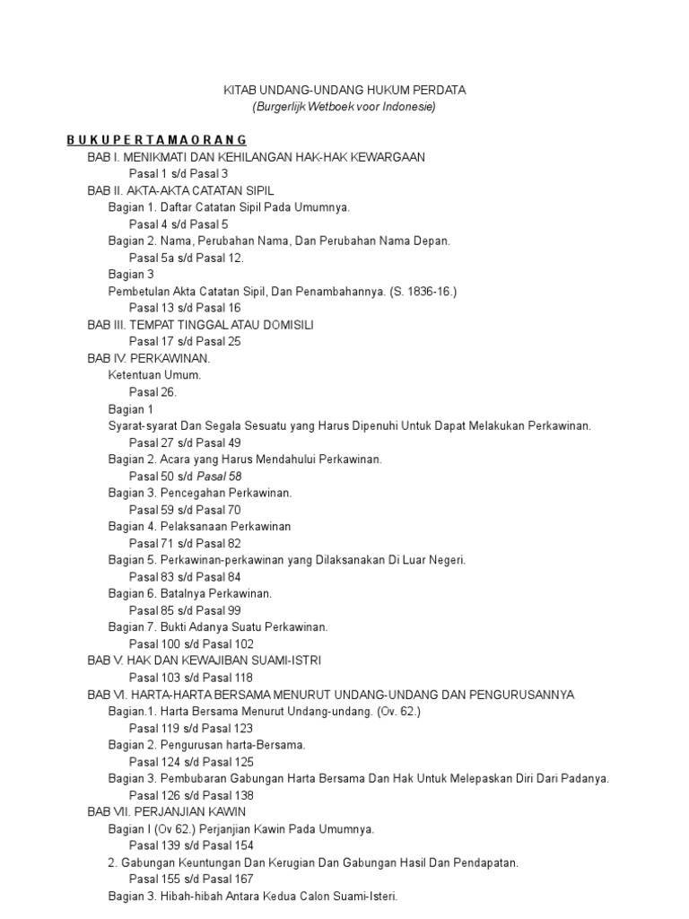 KUH Perdata Rev | PDF | Politik | Hukum