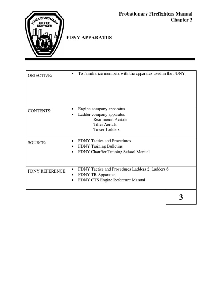 03 Fdny Apparatus Fdny | PDF | New York City Fire Department | Fire Engine