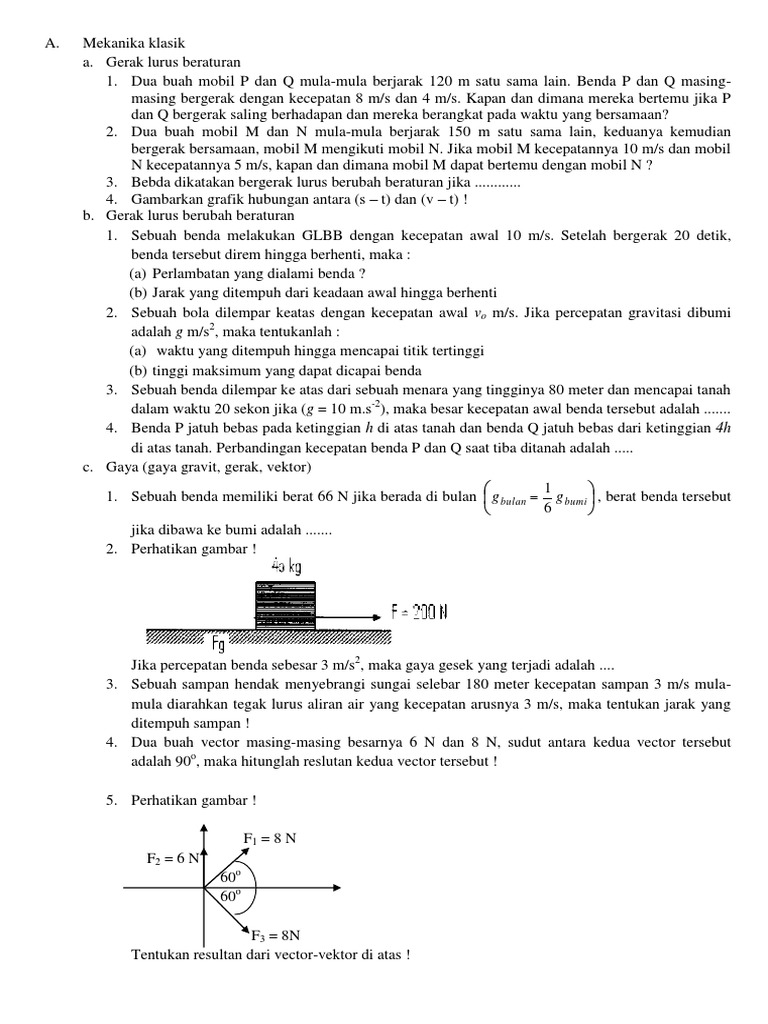 Mekanika Klasik | PDF | Sains & Matematika