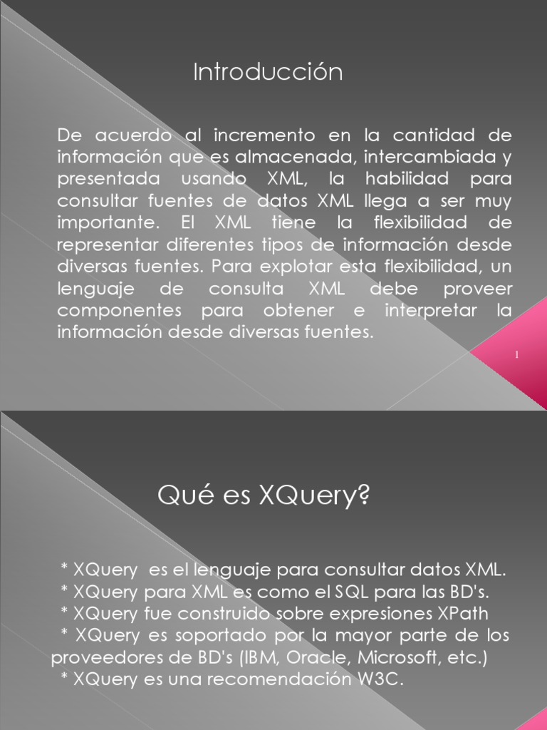 XQuery | PDF | X camino | Xml