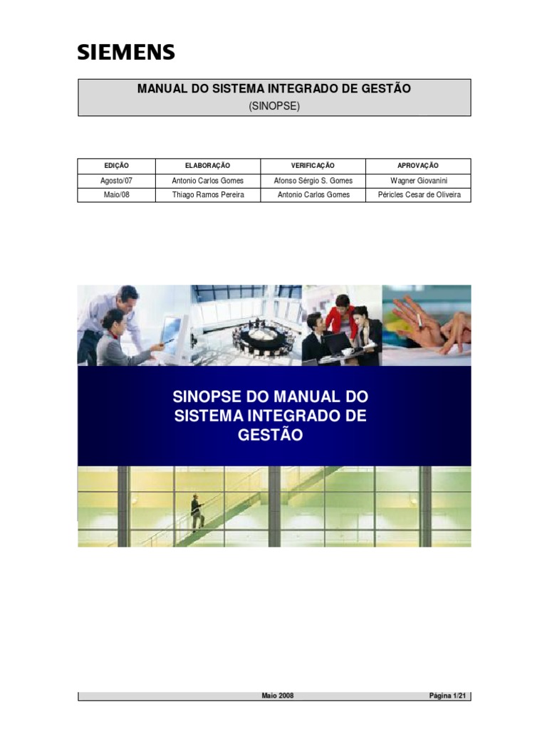 Manual SGI Siemens | PDF | Gestão de relacionamento com o cliente ...