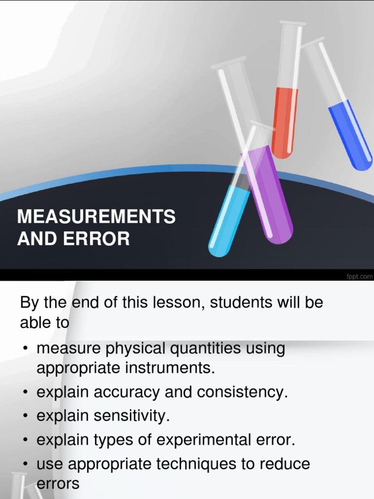 1.4 Measurements and Error | PDF | Observational Error | Accuracy And ...