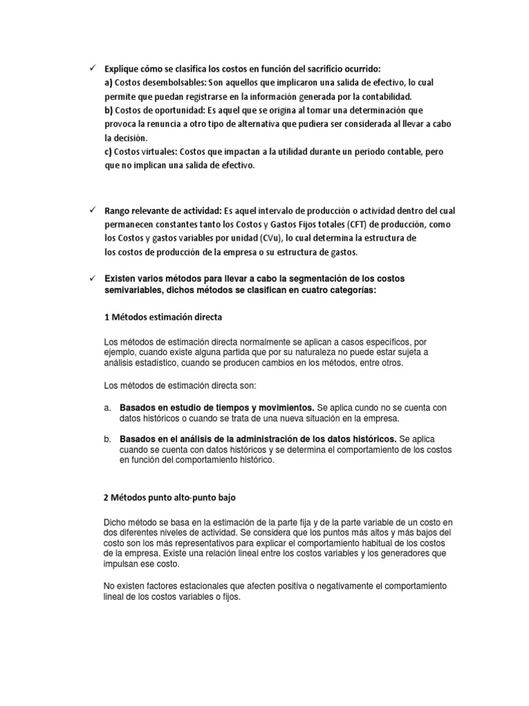 Contabilidad Gerencial | PDF | Costo | Contabilidad