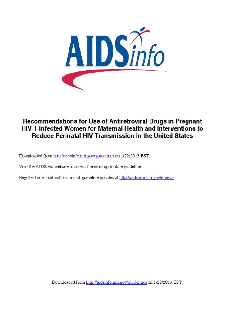 HIV AIDS Guidelines | PDF | Management Of Hiv/Aids | Hiv/Aids