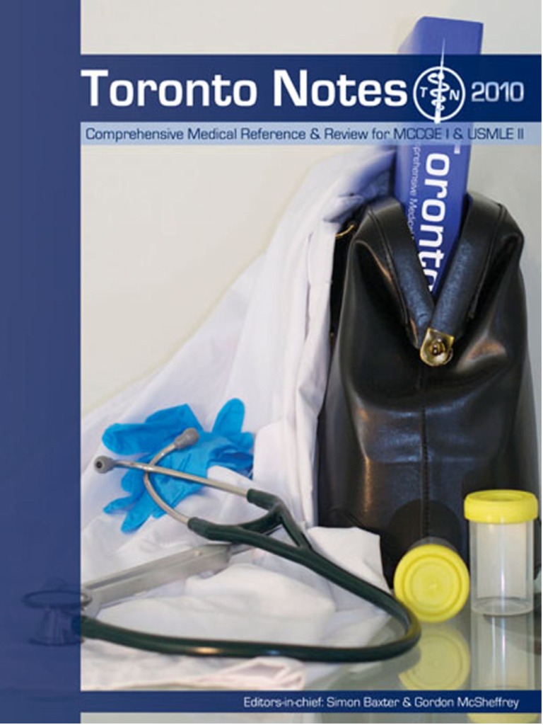Toronto Notes 2010 - 1 | PDF
