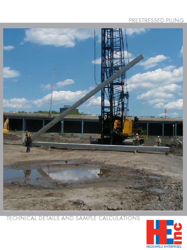 Pile Design Guide | PDF | Prestressed Concrete | Deep Foundation