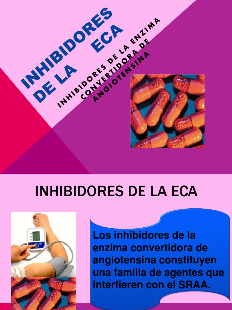 INHIBIDORES DE LA ECA.pptx | Angiotensina | Drogas
