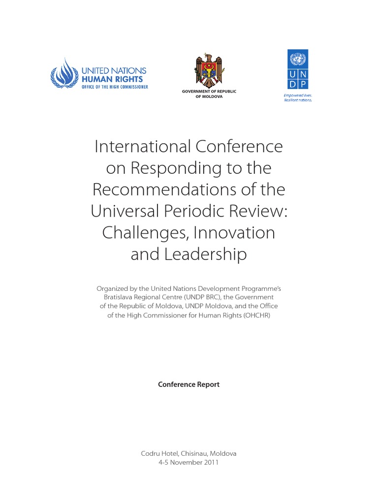 Universal Periodic Review International Conference | PDF | Human Rights ...