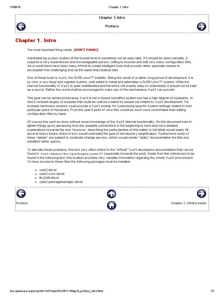 Chapter 1. Intro: Don'T Panic! | PDF | Modular Programming | System ...