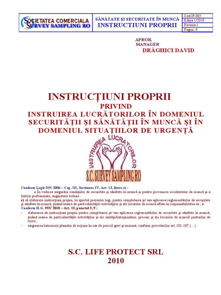 IP - Instruire SSM Su | PDF