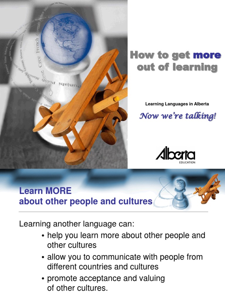 Languages Presentation | PDF | Second Language | Learning