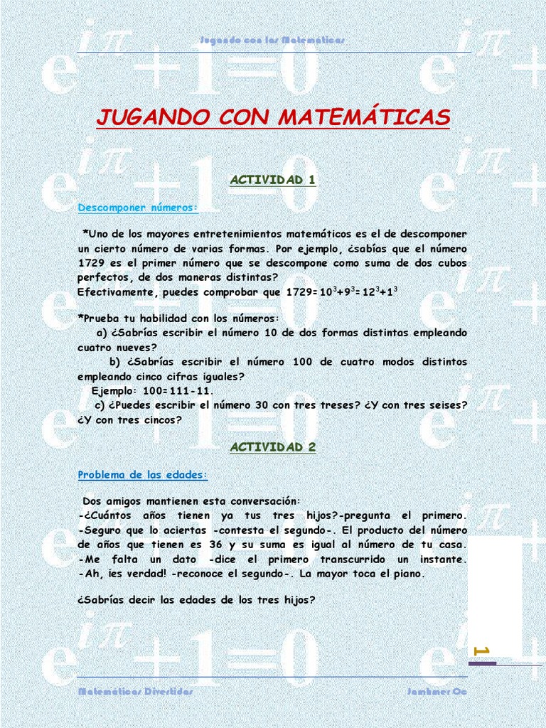Curiosidades Matematicas | PDF | Enseñanza de matemática | Science