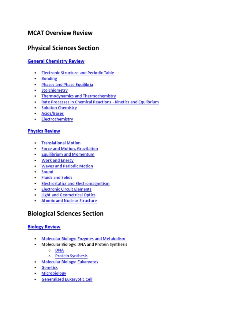 A Comprehensive MCAT Review Guide Featuring Effective Study Strategies ...