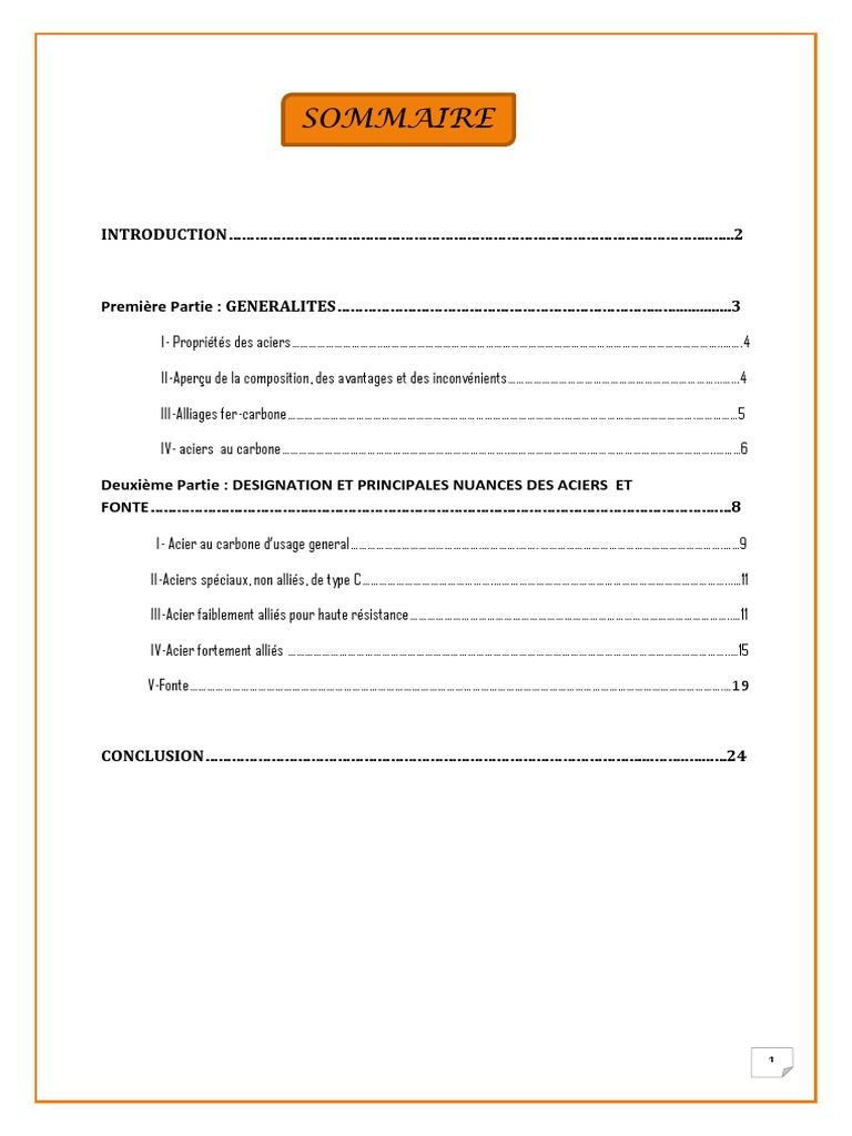 Classe Et Nuances Des Aciers | PDF | Acier | Acier inoxydable