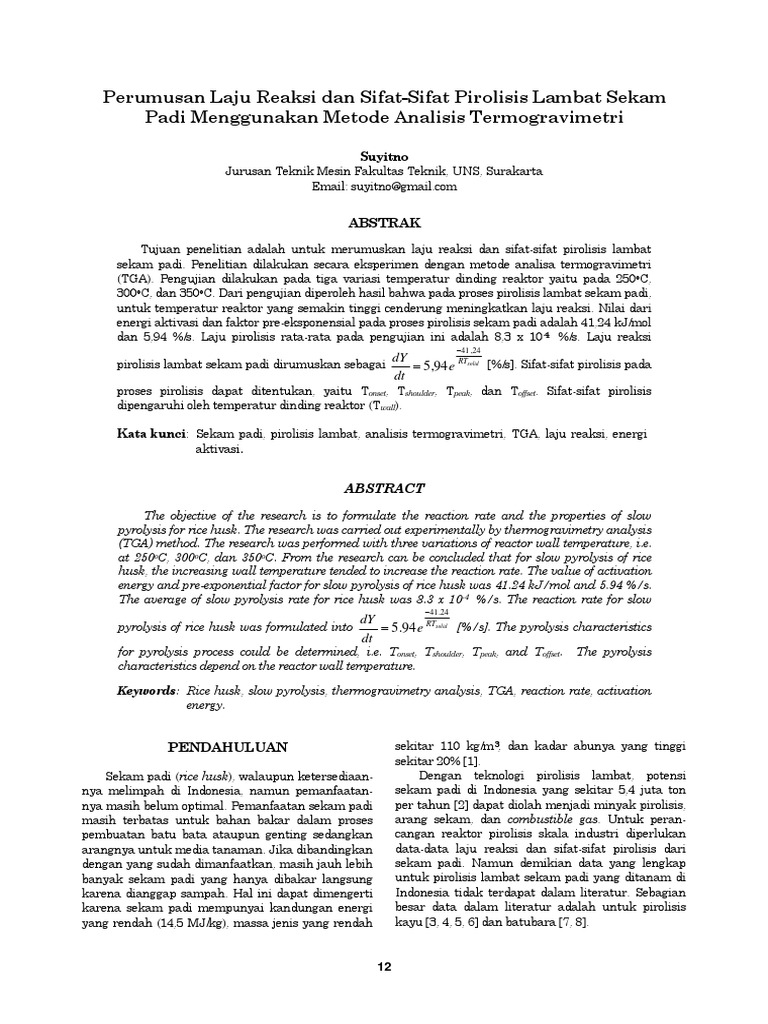 Sekam Padi | PDF