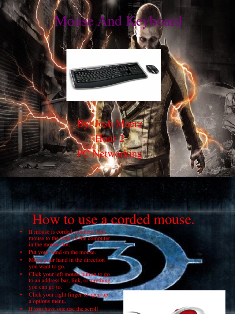 Mouse and Keyboard Presentation | PDF | Computer Keyboard | Wireless