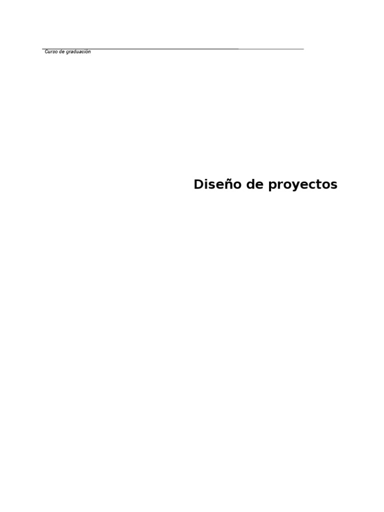 Modelos para Hacer Proyectos | PDF
