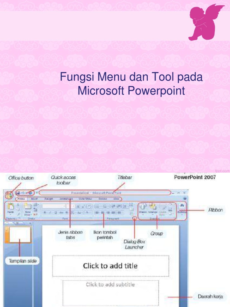 Fungsi Menu Dan Icon Pada Microsoft Powerpoint | PDF