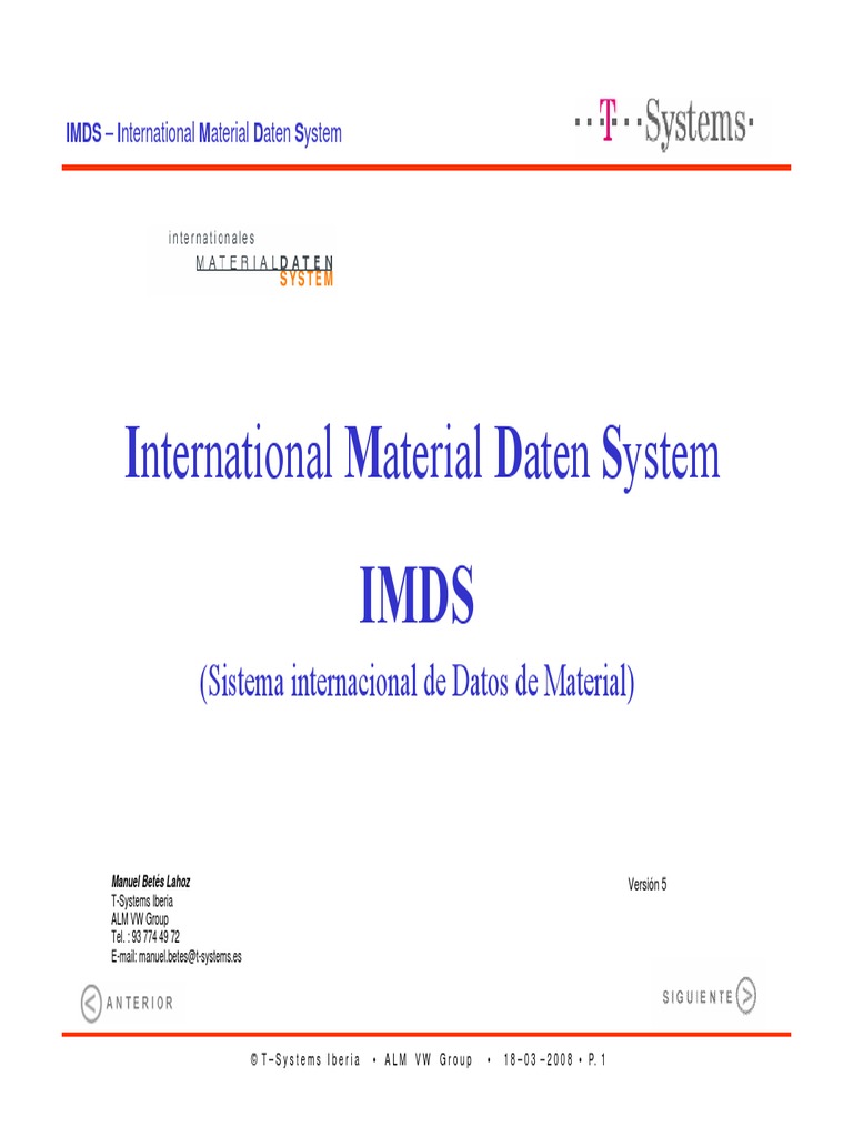 IMDS-Presentacion v5 Part1 | PDF | Cortafuegos (informática) | Internet
