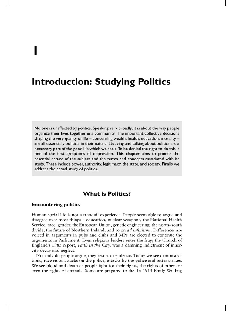 Studying Politics | PDF | Legitimacy (Political) | Science