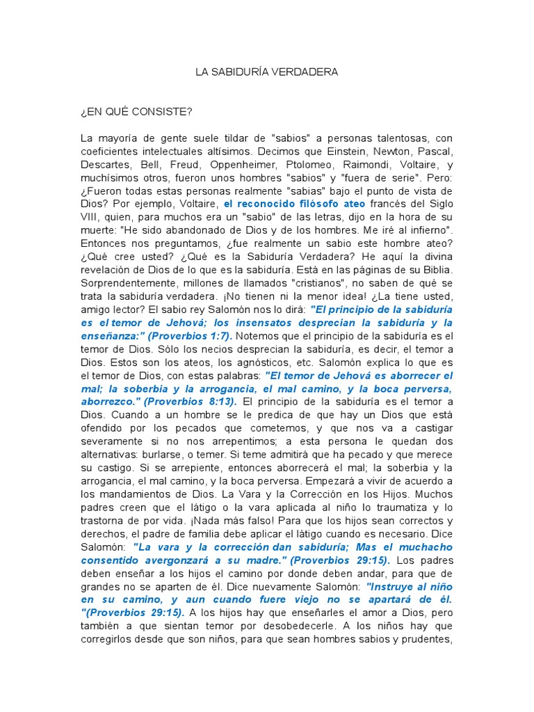 Sabiduría según la Biblia: Salmos 119 | PDF | Pecado | Libro de proverbios