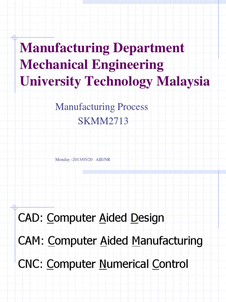 Lecture Cad Cam | PDF | Numerical Control | Computer Aided Design