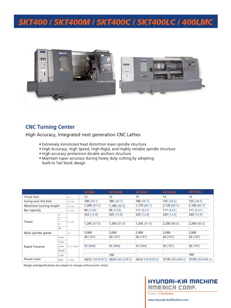 SKT 400 | PDF | Industries | Equipment