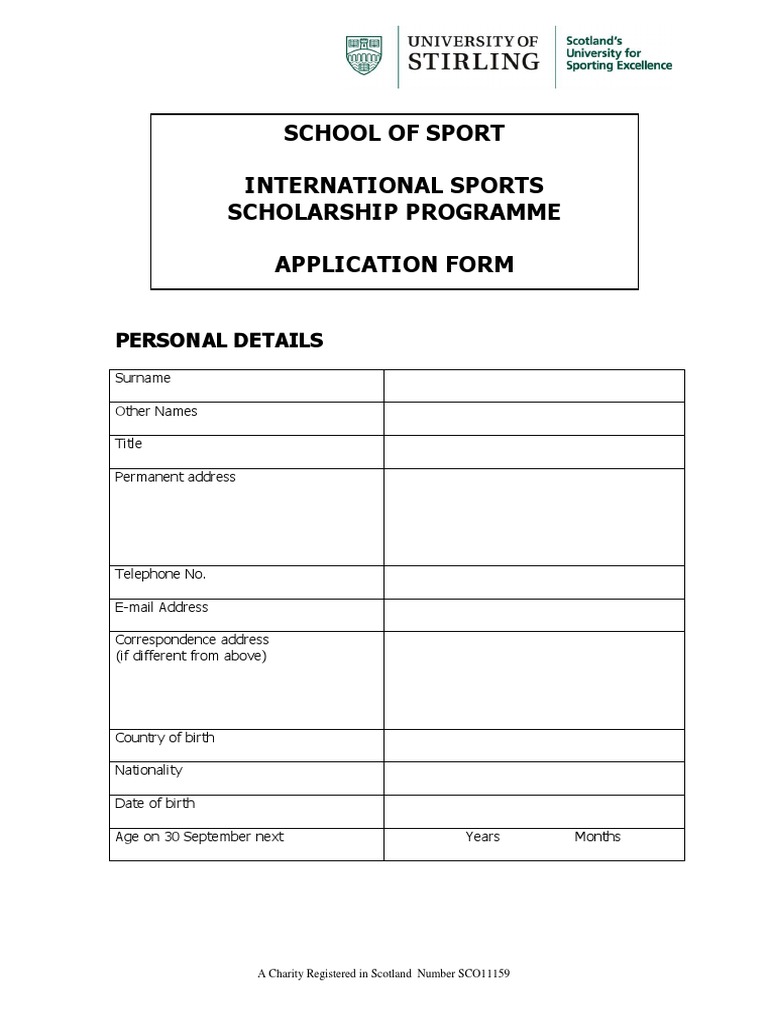 ISSP Application Form | PDF