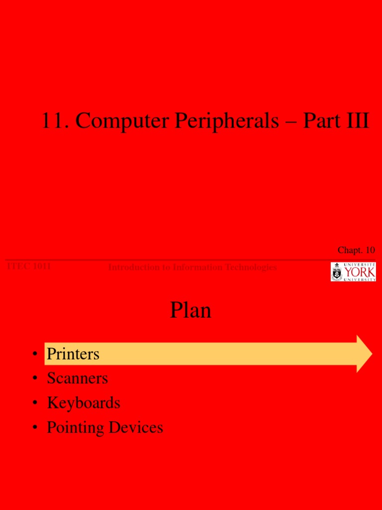 Computer Peripherals III | Download Free PDF | Printer (Computing) | Image Scanner
