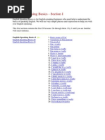 English Speaking Pattern | PDF