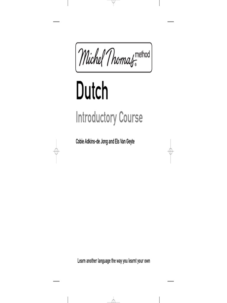 Intro Dutch | PDF | Vocabulary | Learning