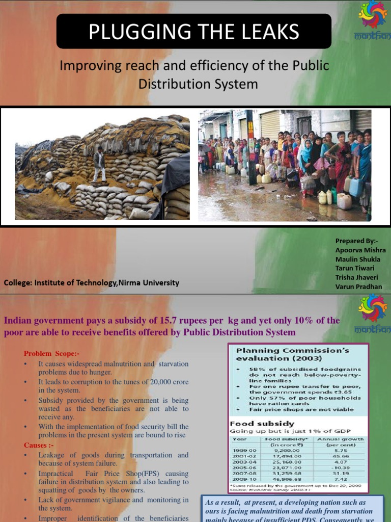 On Public Distribution System | PDF | Economies | Labour