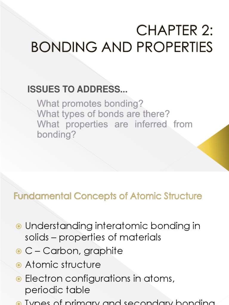Bonding 2 | PDF