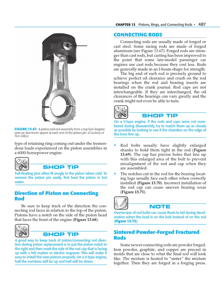 (Tim Gilles) Automotive Engines Diagnosis Repair | PDF | Piston ...