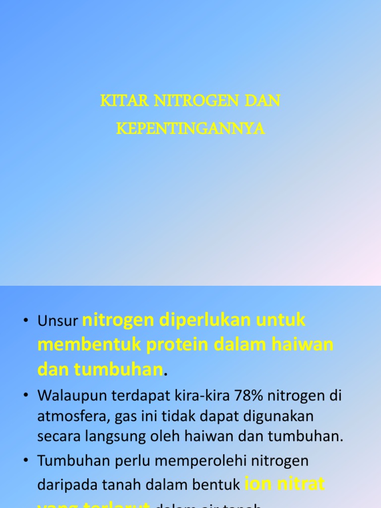 Kitar Nitrogen | PDF