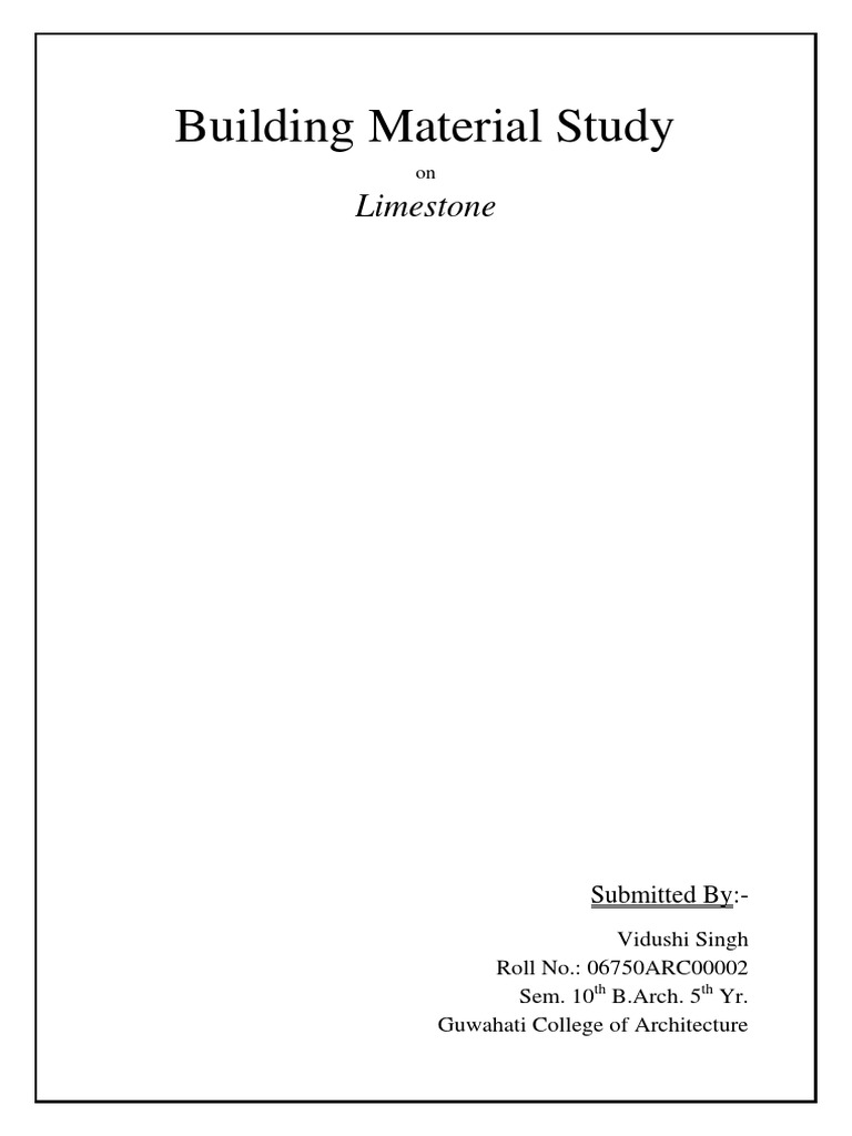 Lime Building Material | PDF