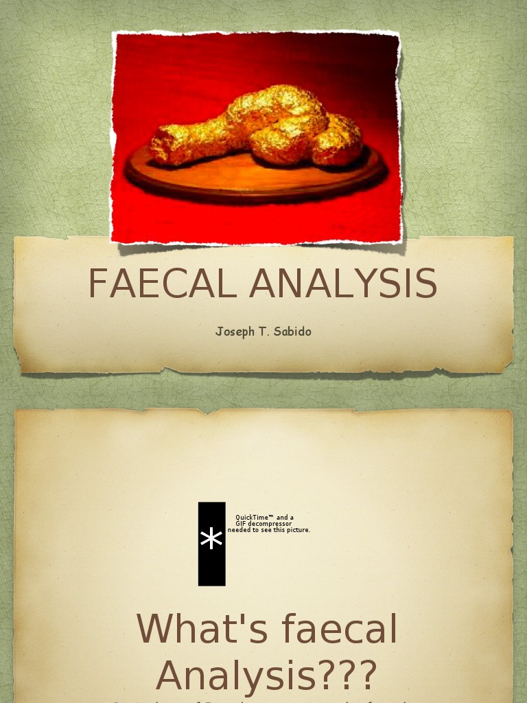 Faecal Analysis | PDF | Diarrhea | Gastrointestinal Tract