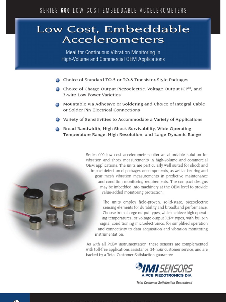 Imi 660 0707 | PDF | Operational Amplifier | Accelerometer