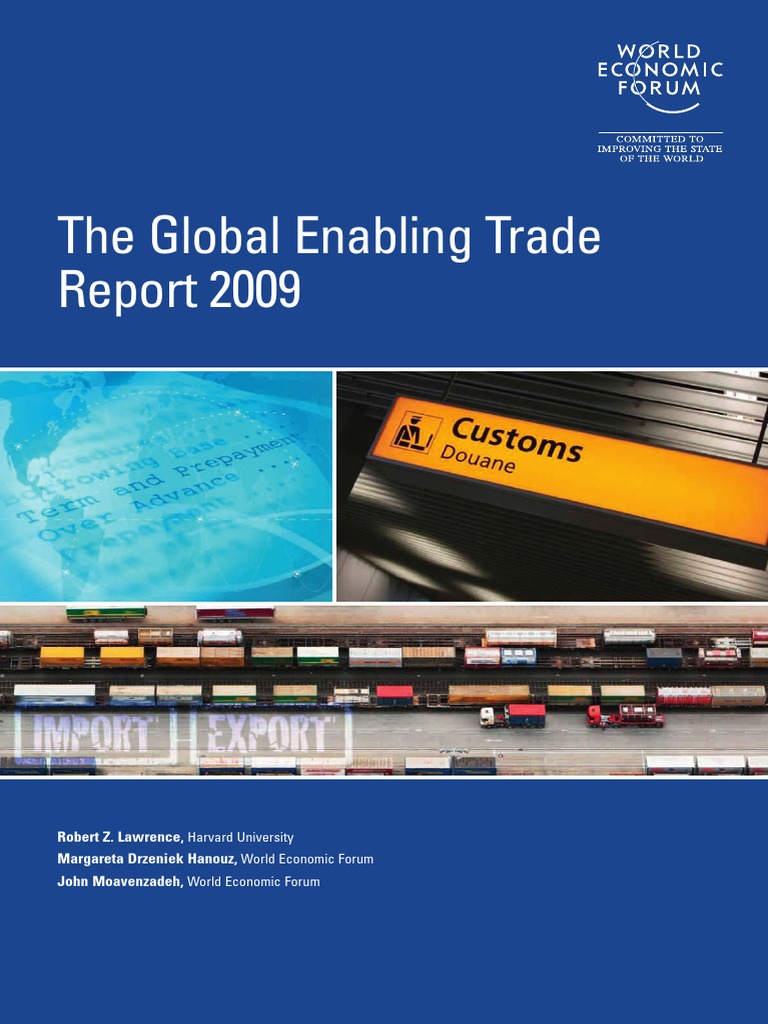 Global Enabling Trade Report 2009 | PDF | World Economic Forum | Trade
