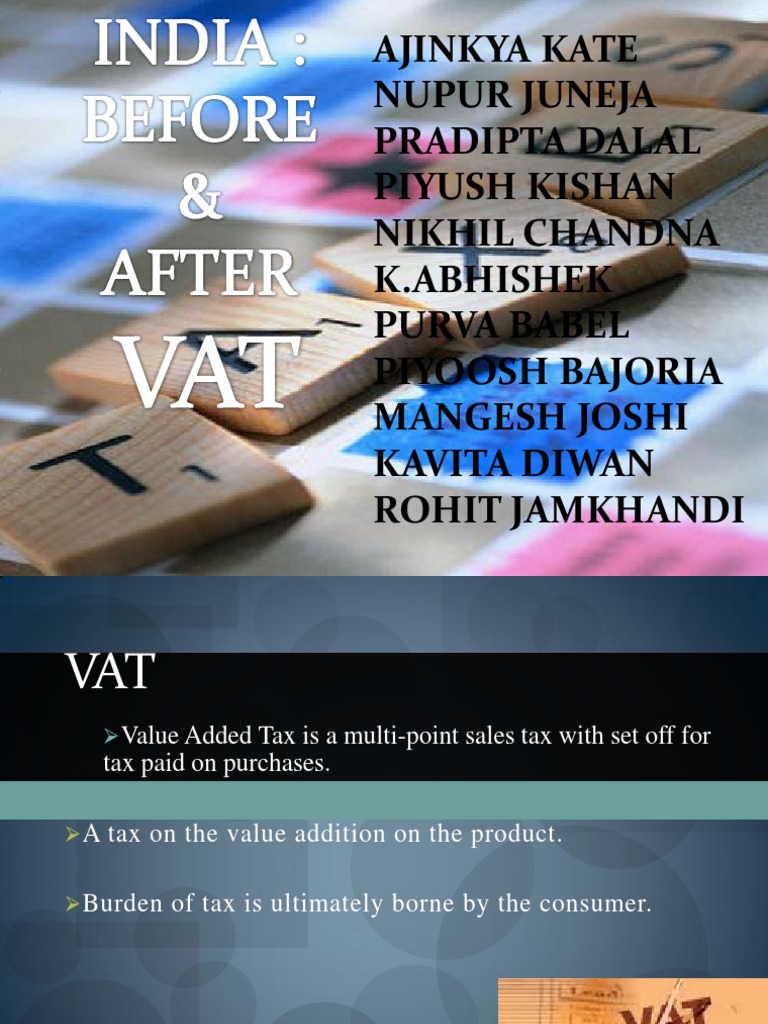 Understanding VAT in India: Overview & Impact | PDF | Business