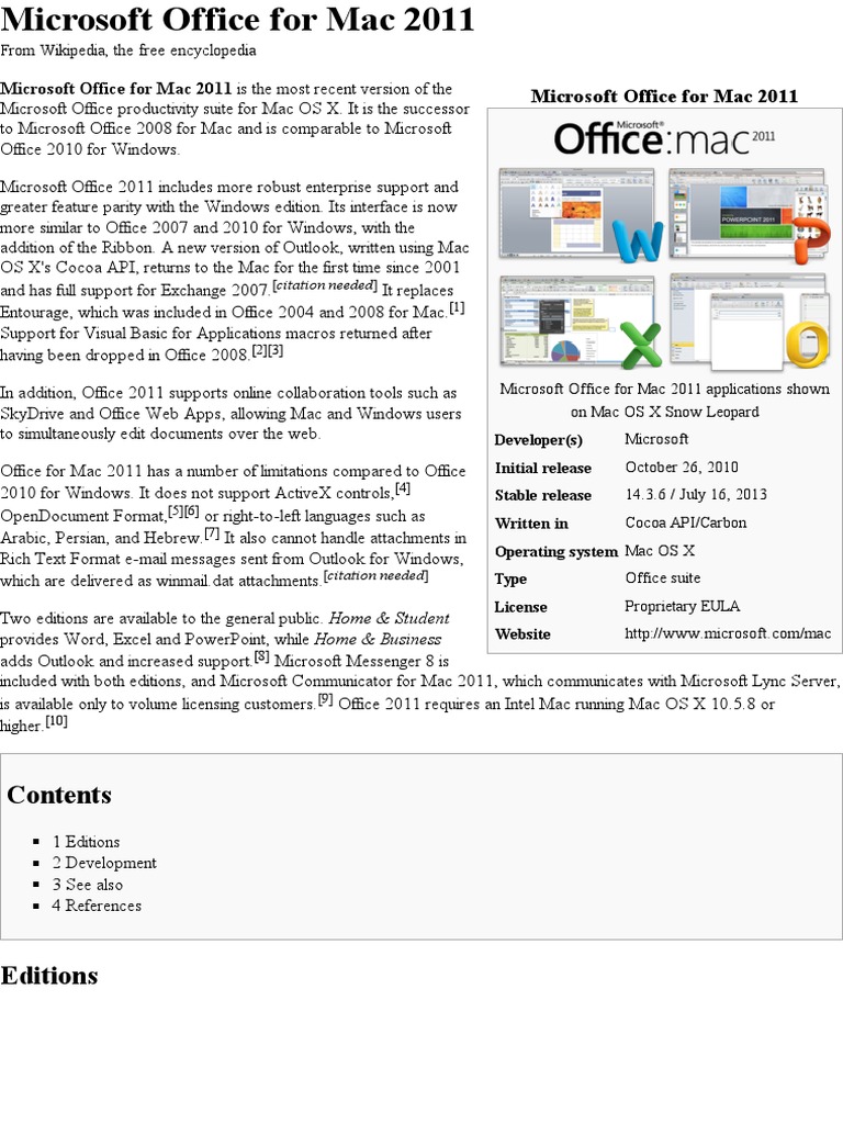 Microsoft Office Wikipedia
