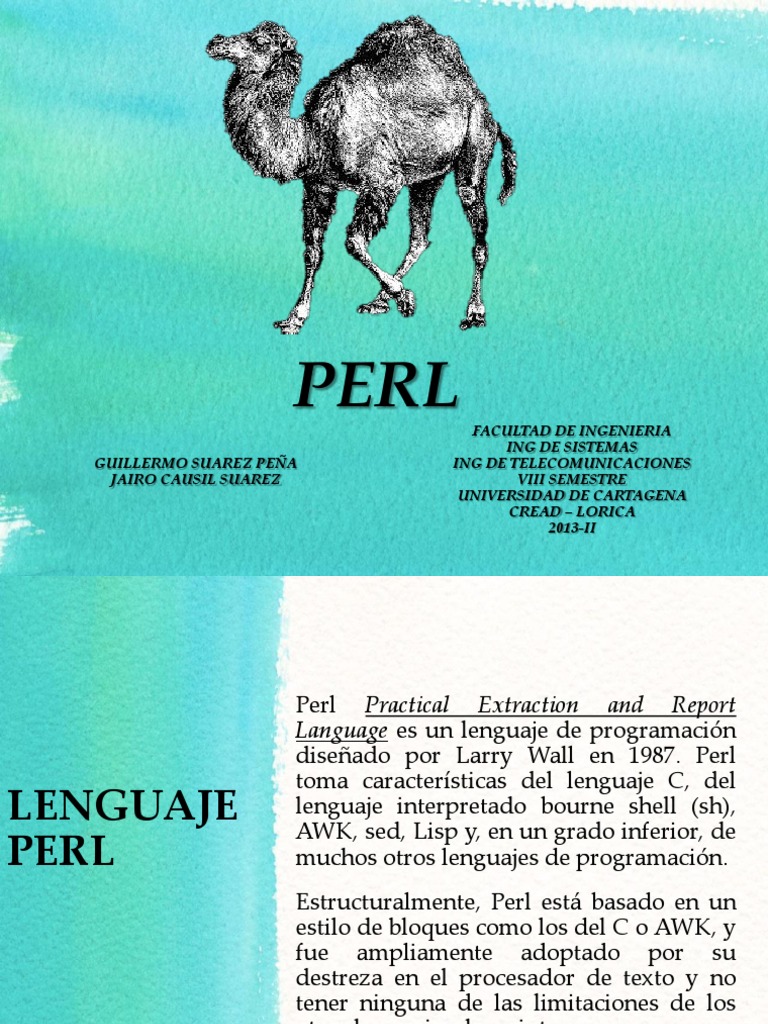 Perl | PDF | Perl | Lenguaje de programación