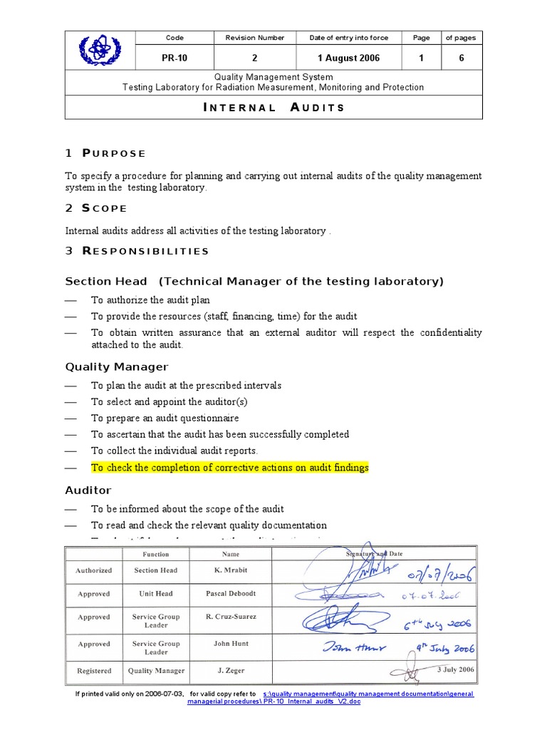 Pms | Auditor's Report | Audit