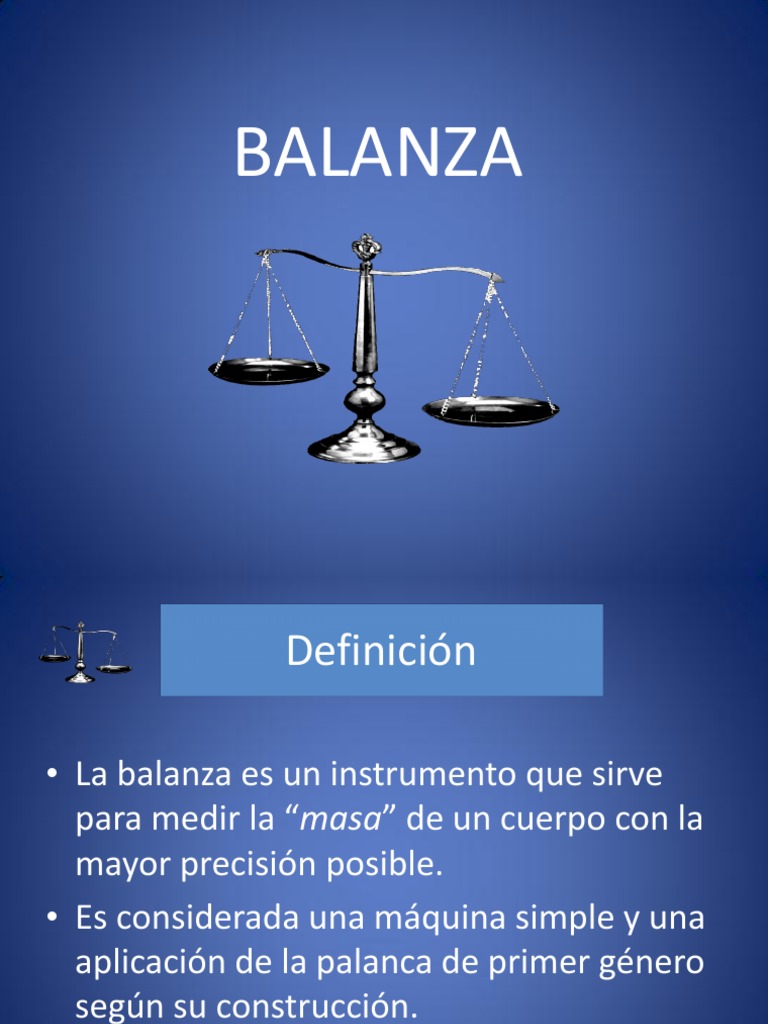 Ba Lanza | PDF | Balanza | Peso del cuerpo humano