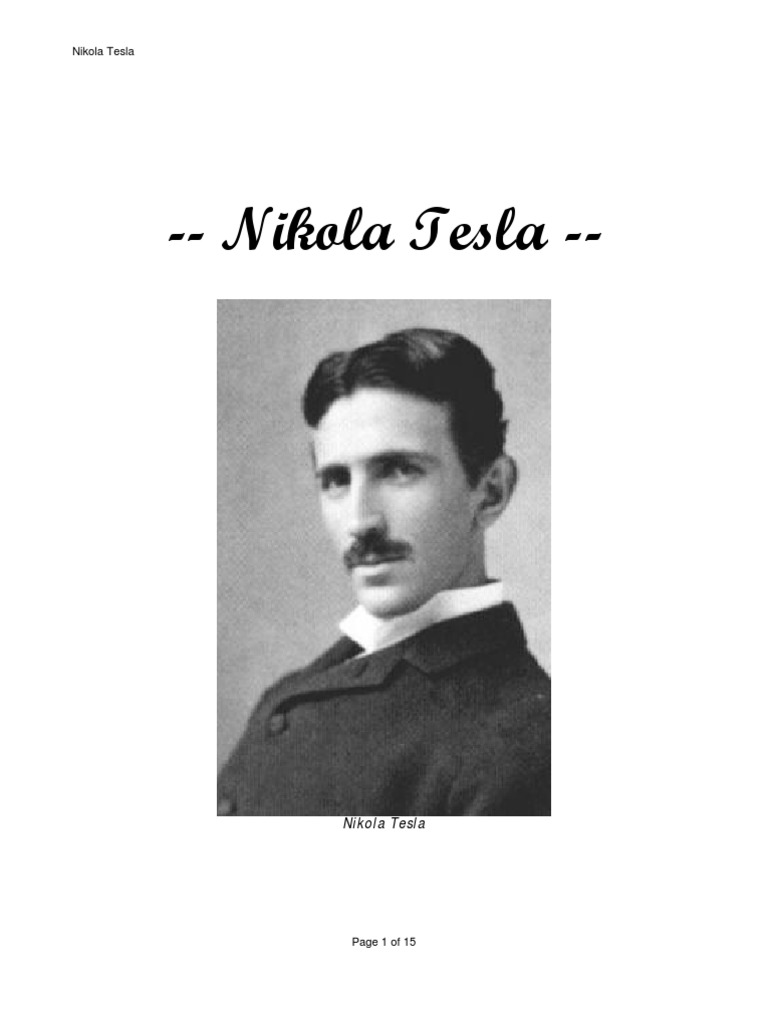 Nikola Tesla | Nikola Tesla | Alternating Current