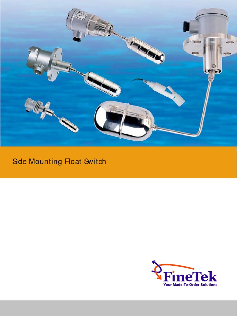 FF Side Mounting Float Switch - B0 | PDF | Switch | Buoyancy