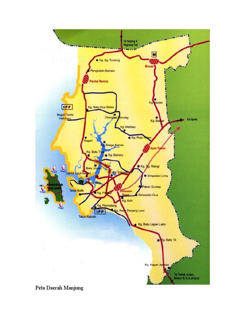 Peta Daerah Manjung